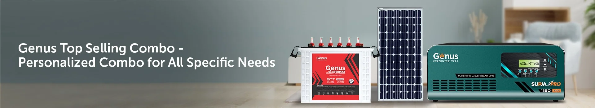 Top selling inverter battery combo – Genus Innovation