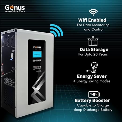 Genus EWall inverter (wall mountable) with li-ion battery – Genus ...