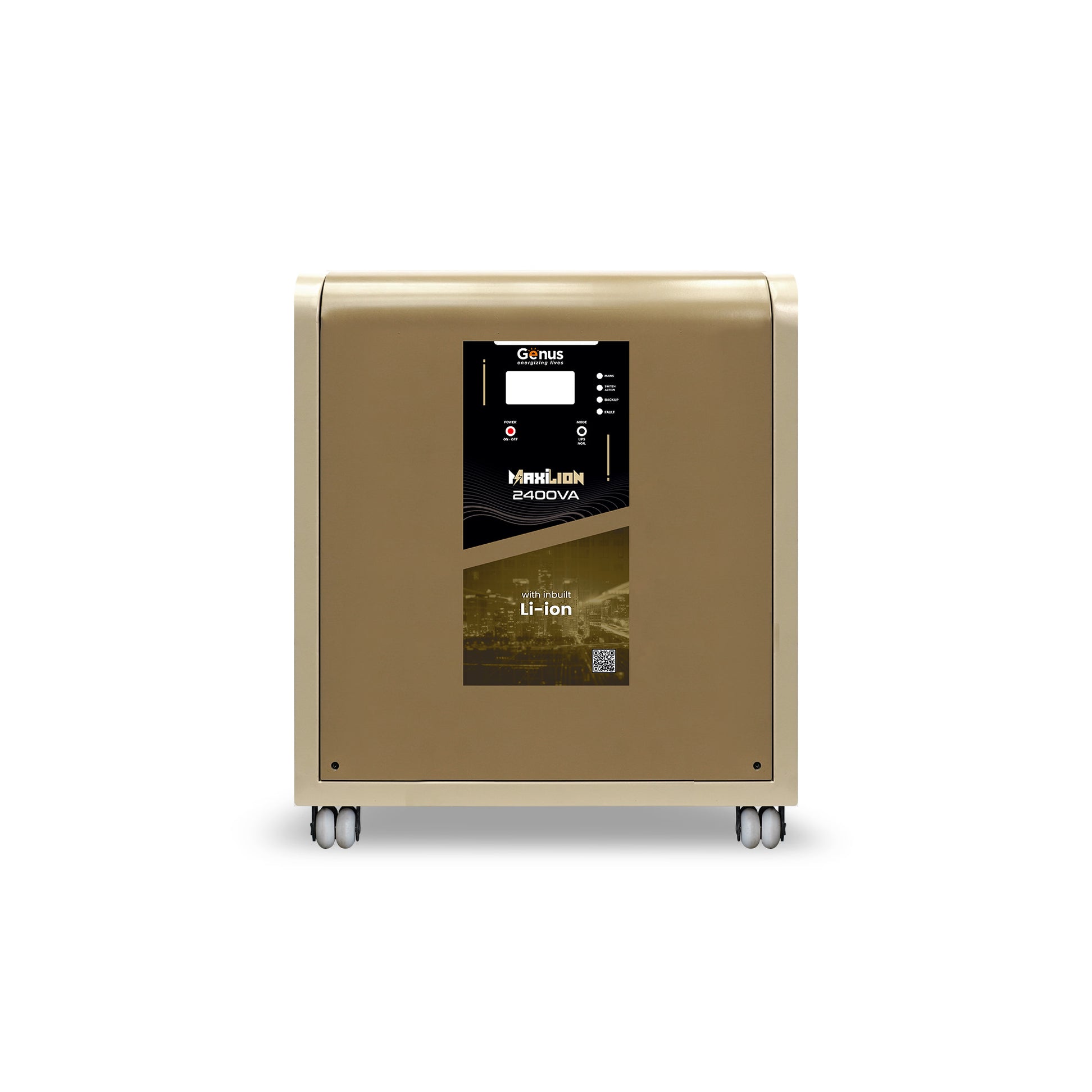 Genus MaxiLion 2400 VA (2.4 KVA) Inverter with Upto 12 Year Life Integ ...