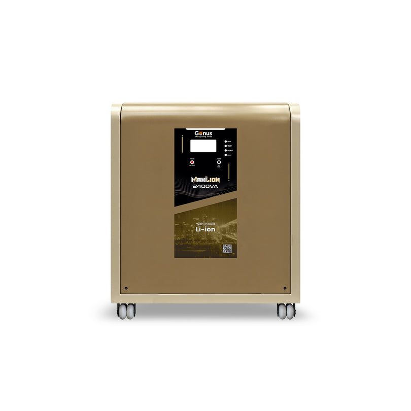 Genus MaxiLion 2400 VA (2.4 KVA) Inverter with Upto 12 Year Life Integ ...