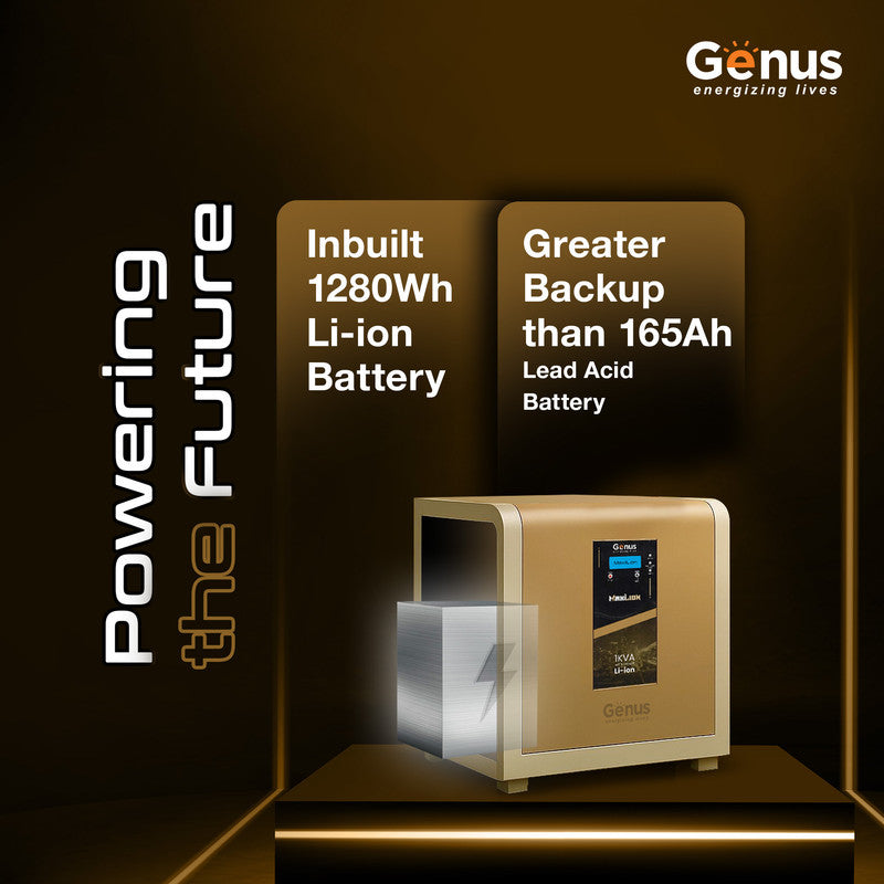 Buy Genus MaxiLion 1000VA-integrated li-ion battery inverter – Genus ...