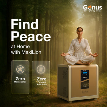 Buy Genus MaxiLion 1000VA-integrated li-ion battery inverter – Genus ...
