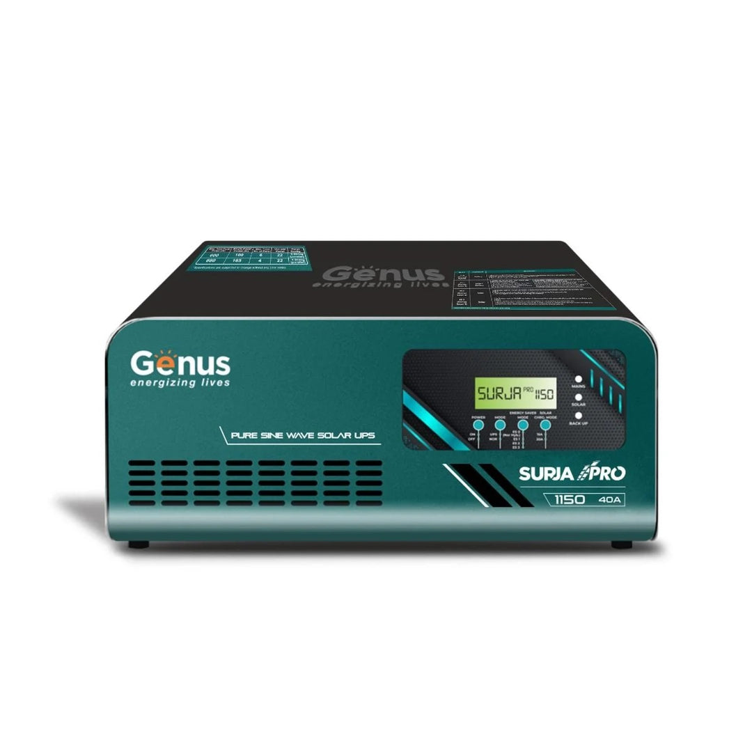 Efficient Genus Surja Pro 1150 12V 40Amp Solar Inverter UPS – Genus ...